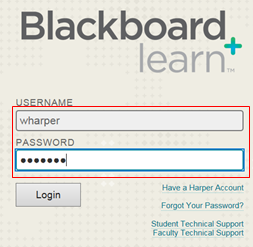 Blackboard Login Information for CE Students